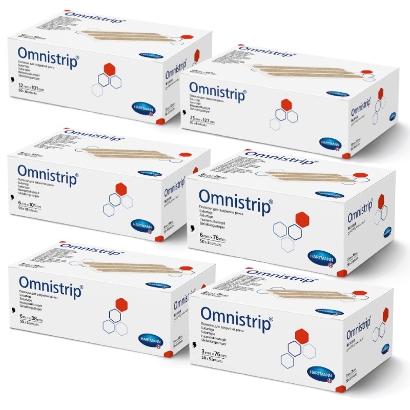 Omnistrip proužky na stažení rány | LékárnaHARTMANN